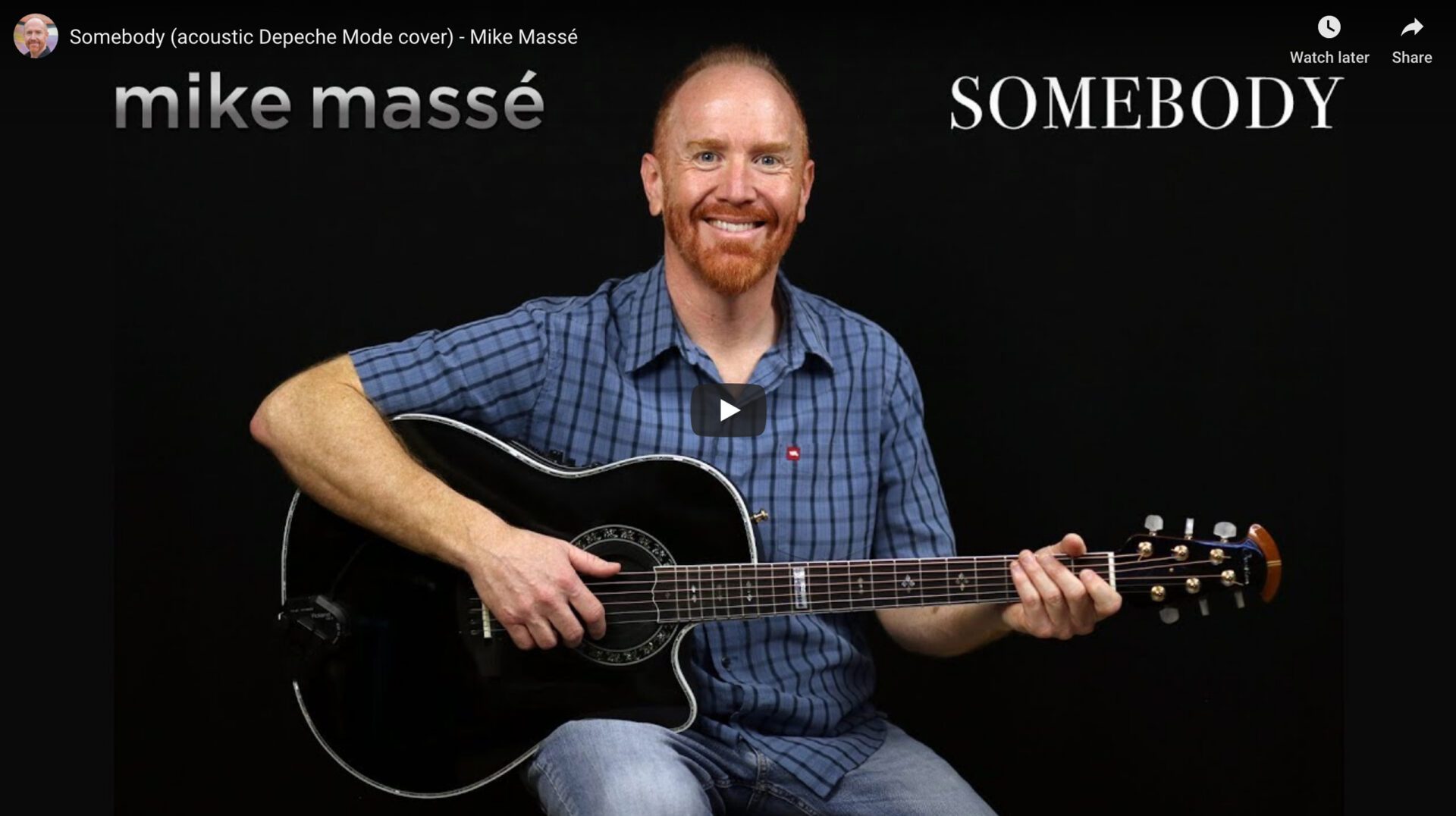 Somebody - Depeche Mode - Mike Massé