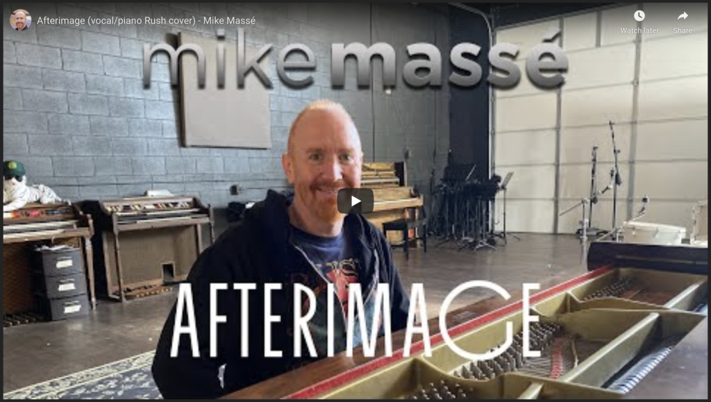 Afterimage - Rush, an acoustic cover performed by Mike Massé